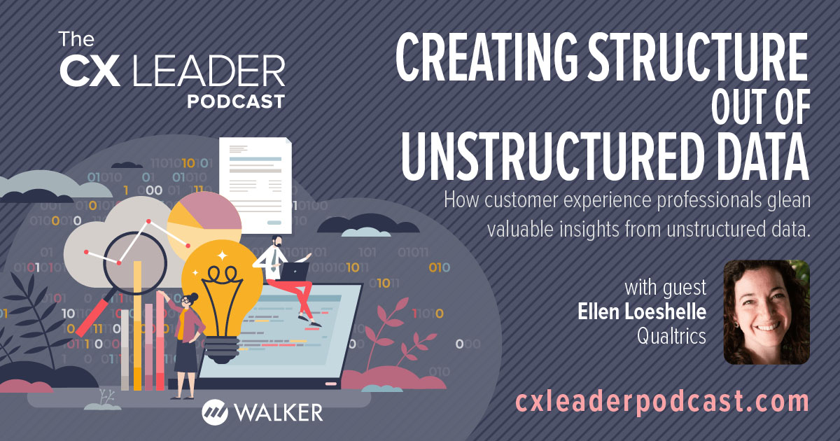 Creating Structure out of Unstructured Data - The CX Leader Podcast